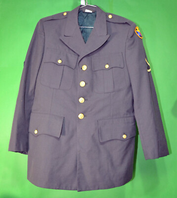 US Army Military Green Class A Uniform Dress Jacket Coat 38R | eBay