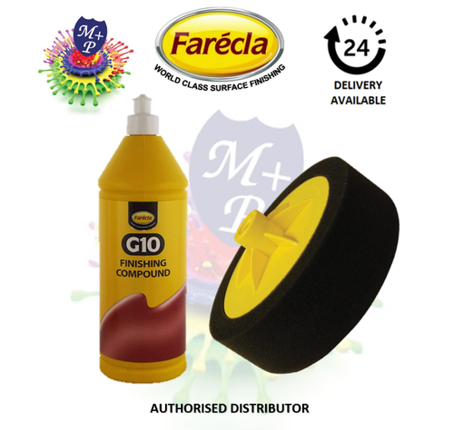 Farecla G10 Rubbing Compound 1 Litre Car Finishing Liquid + Black ...
