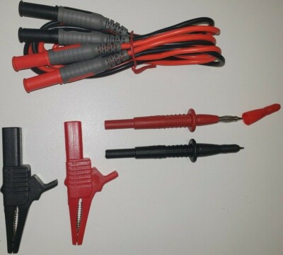 AMECaL TL-104-CPL Test Leads, Croc Clips, Probes ACC020 for Fluke ...