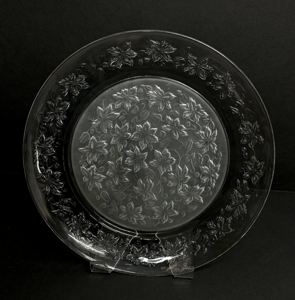 Vintage PRINCESS HOUSE Fantasia Clear Crystal Serving Platter ~ 13in ...
