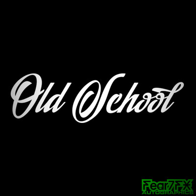 Old School Decal Sticker For Car Van Window Bumper Caravan Camper 4x4 ...