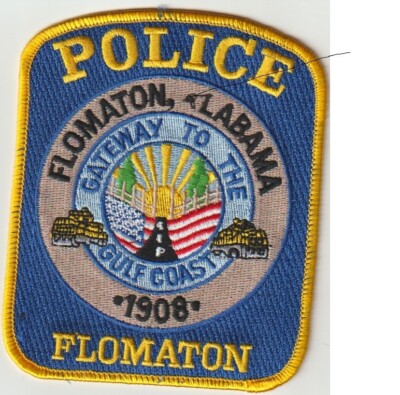 Flomaton AL Police error (No A) obsolete patch shipped from Australia ...