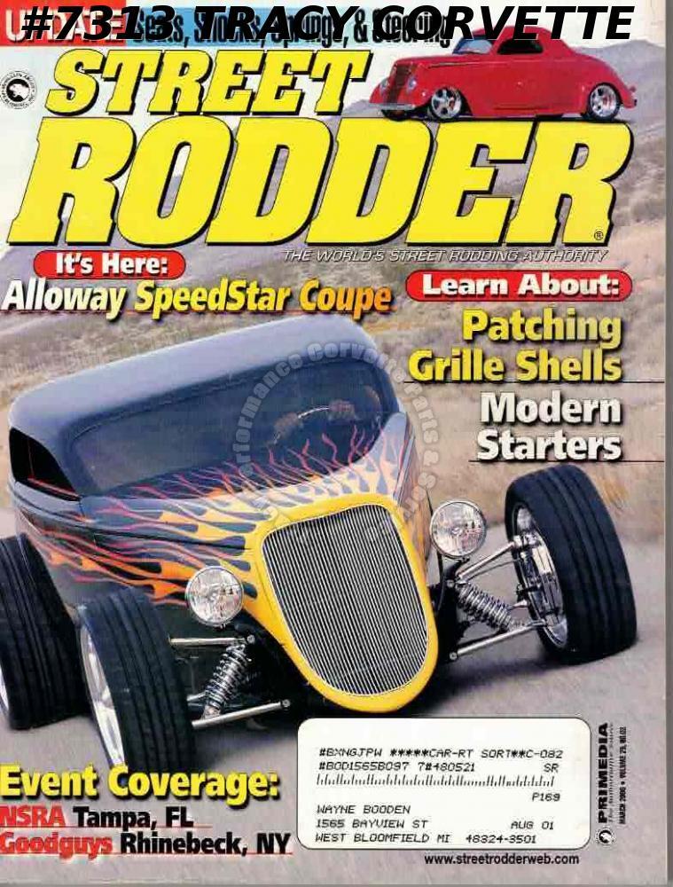 March 2000 Street Rodder Alloway SpeedStar Coupe 1939 Mercury Conv ...