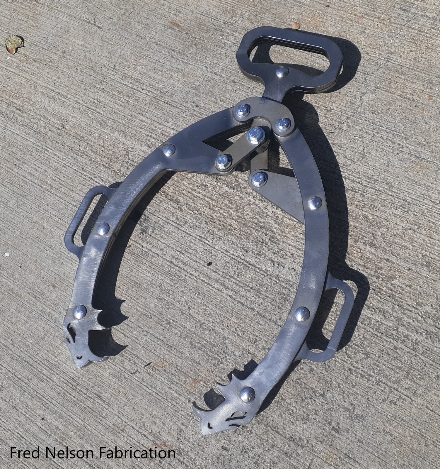 TIMBER SNAKE heavy duty lifting tongs. Log Grapple. Firewood tongs. | eBay