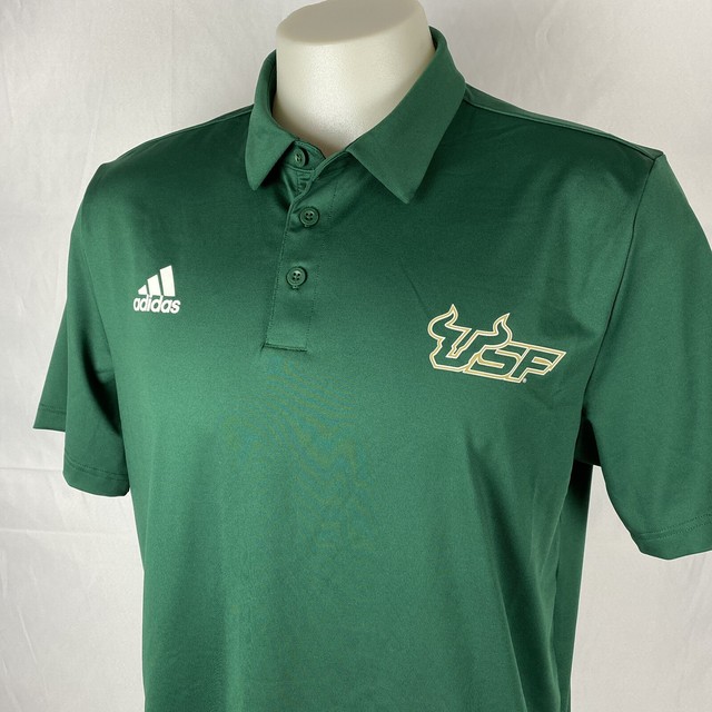 Adidas with tag USF BULLS South Florida Game Mode polo Golf Shirt Mens ...