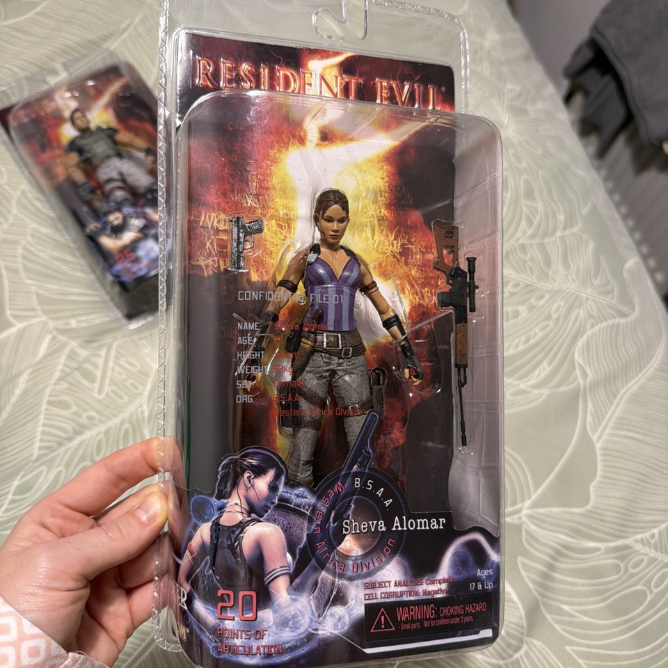 Resident Evil 5 Sheva Alomar Capcom Neca new sealed unopened ...