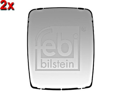 FEBI 2x Left Right Main Rear View Mirror black For CLAAS 22332170 | eBay