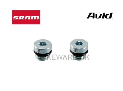 AVID / SRAM Disc Brake Lever Reservoir Bleed Port Plug Screw + O-Ring ...