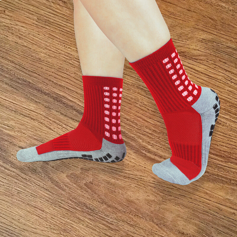 3 Pair Premium Sport Socks Anti Slip W/ Grip Soccer Men Football ...