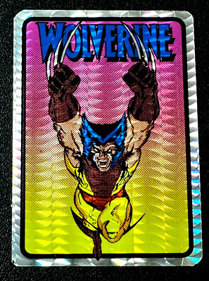 1992 Marvel Vending Machine Wolverine Prism Sticker on Kodak Paper | eBay