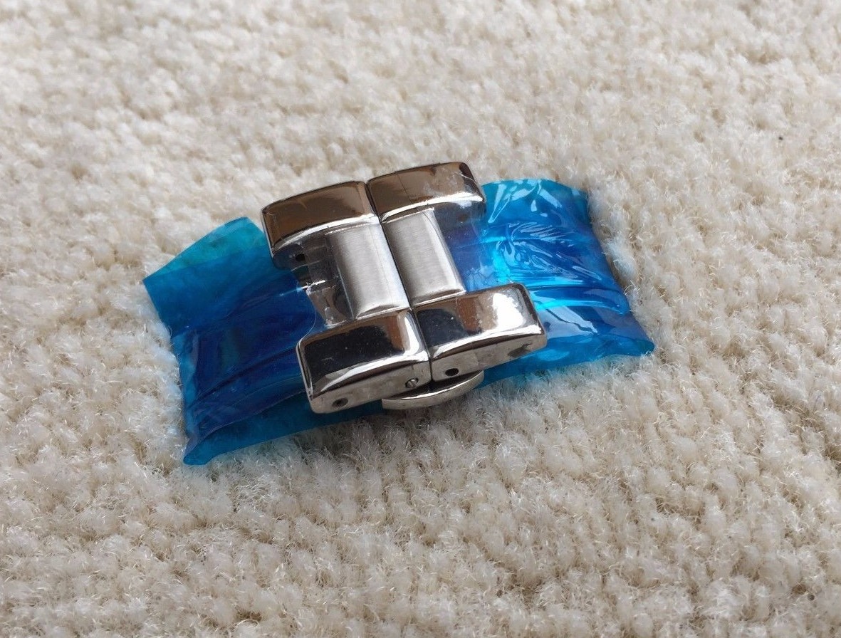 VERRIEGELUNG/SCHNALLE & zweifarbiger Verschluss LINKS passt Emporio ...