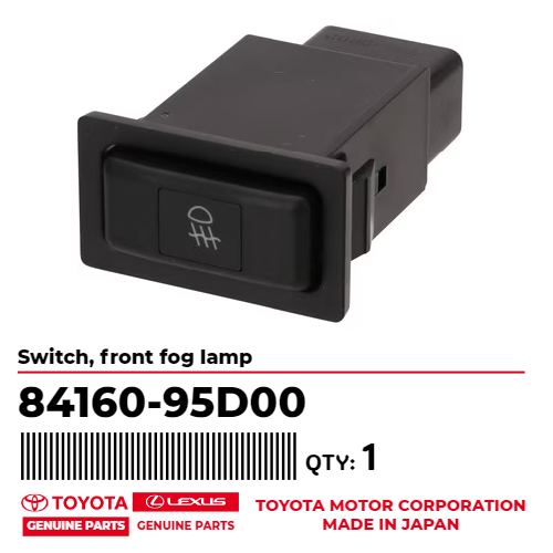 84160-95D00 Toyota Switch, front fog lamp 8416095D00, New Genuine OEM ...