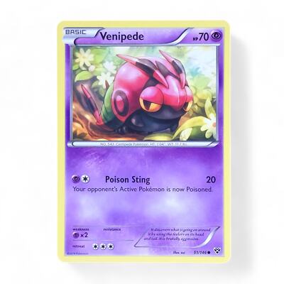 Venipede 51/146 Pokemon XY Base Set NM | eBay