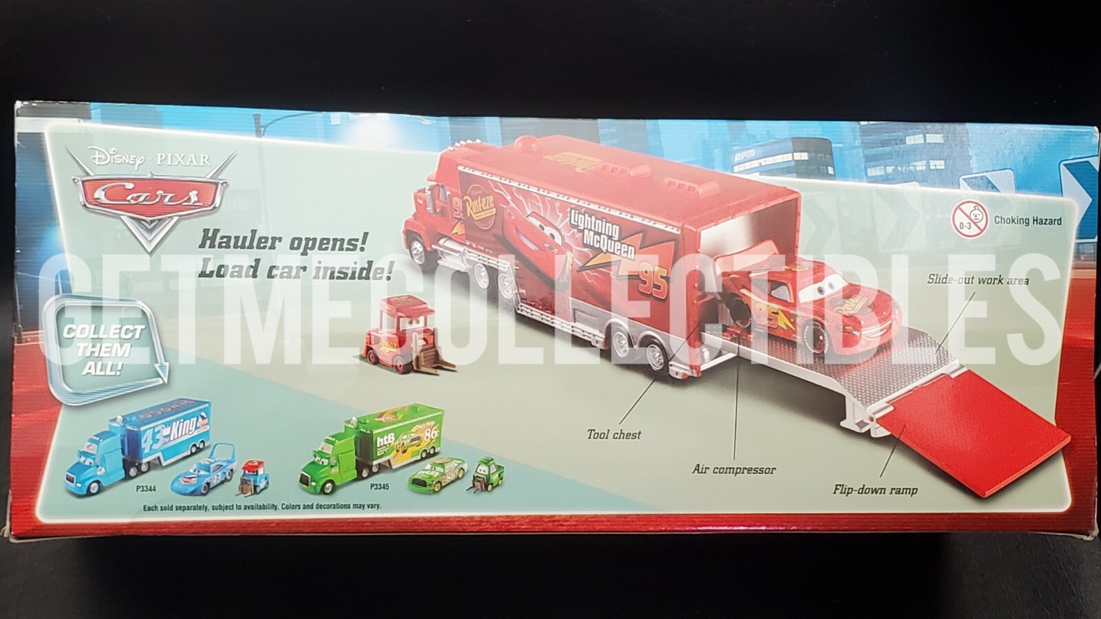 DISNEY PIXAR CARS TEAM RUST-EZE MACK HAULER PITTY 3 PACK NS SAVE 6% GMC ...