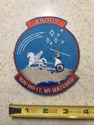 ARGUS YOU DID IT, WE WATCHED Military Patch | eBay