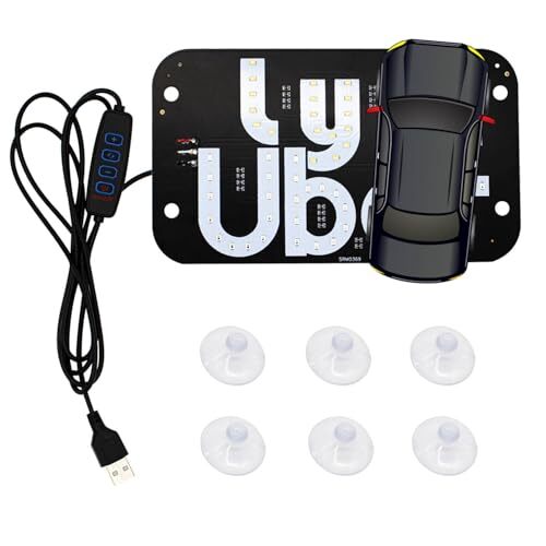 Led Light Signs for Car Bright Glow Car Led Signs as Bumper Sticker ...