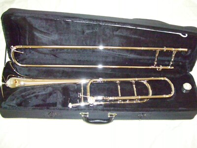 Brand New silver Trigger Trombone with hard case and mouthpiece | eBay