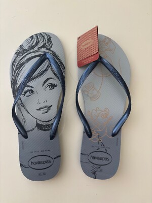 HAVAIANAS CINDERELLA FLIP FLOPS WOMENS SIZE 11/12 | eBay