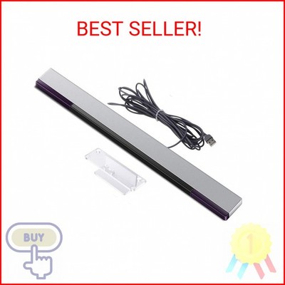 Xahpower USB Sensor Bar for Wii, Replacement Wired Infrared Ray Sensor ...