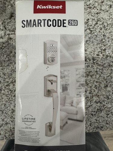 Kwikset SmartCode 260 Keypad Electronic Lock Deadbolt Keyed 992600-002 (OB) | eBay