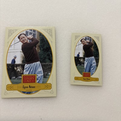 Byron Nelson 2012 Panini Golden Age Mini Crofts Candy Red Ink #45 n reg ...