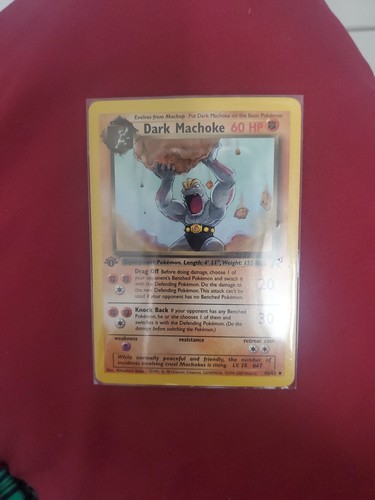 Dark Machoke 40/82 Team Rocket Regular 1st Edition | eBay