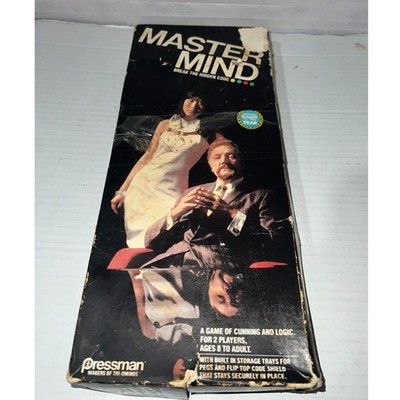 Vintage Mastermind Board Game, Original 1972 by Invicta Complete G ...