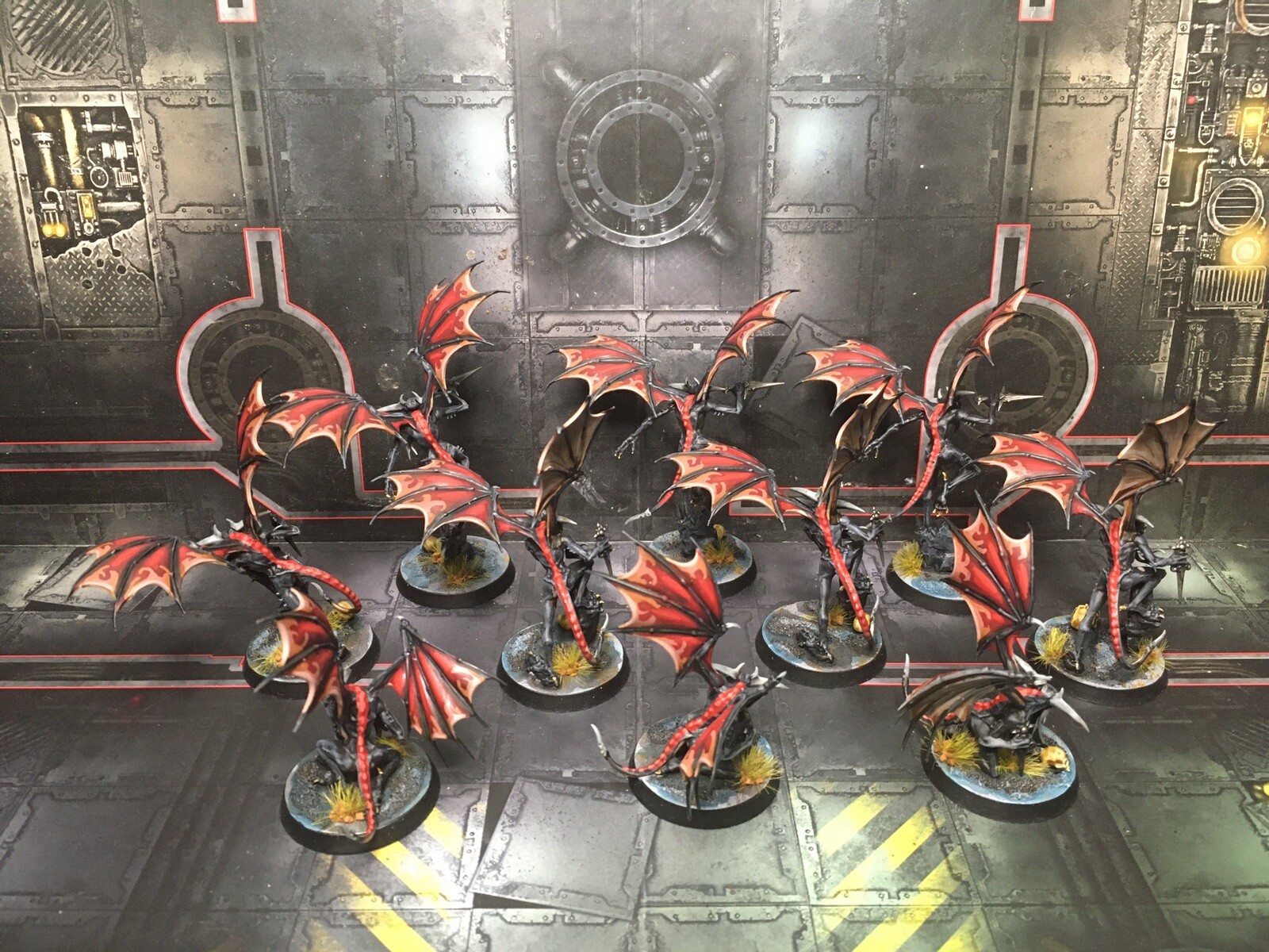 10 Chaos Beast Furies Warband WARCRY Painted COMMISSION AOS Age Sigmar ...