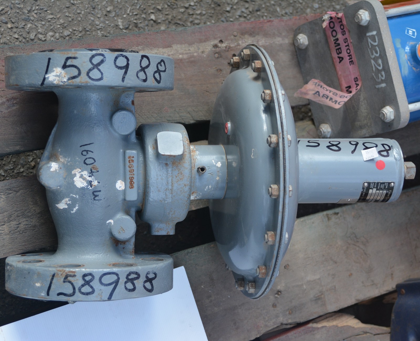 Fisher Control Valve 50 mm Type 364 ANSI 1500 25865 KPA CWP Actuator ...