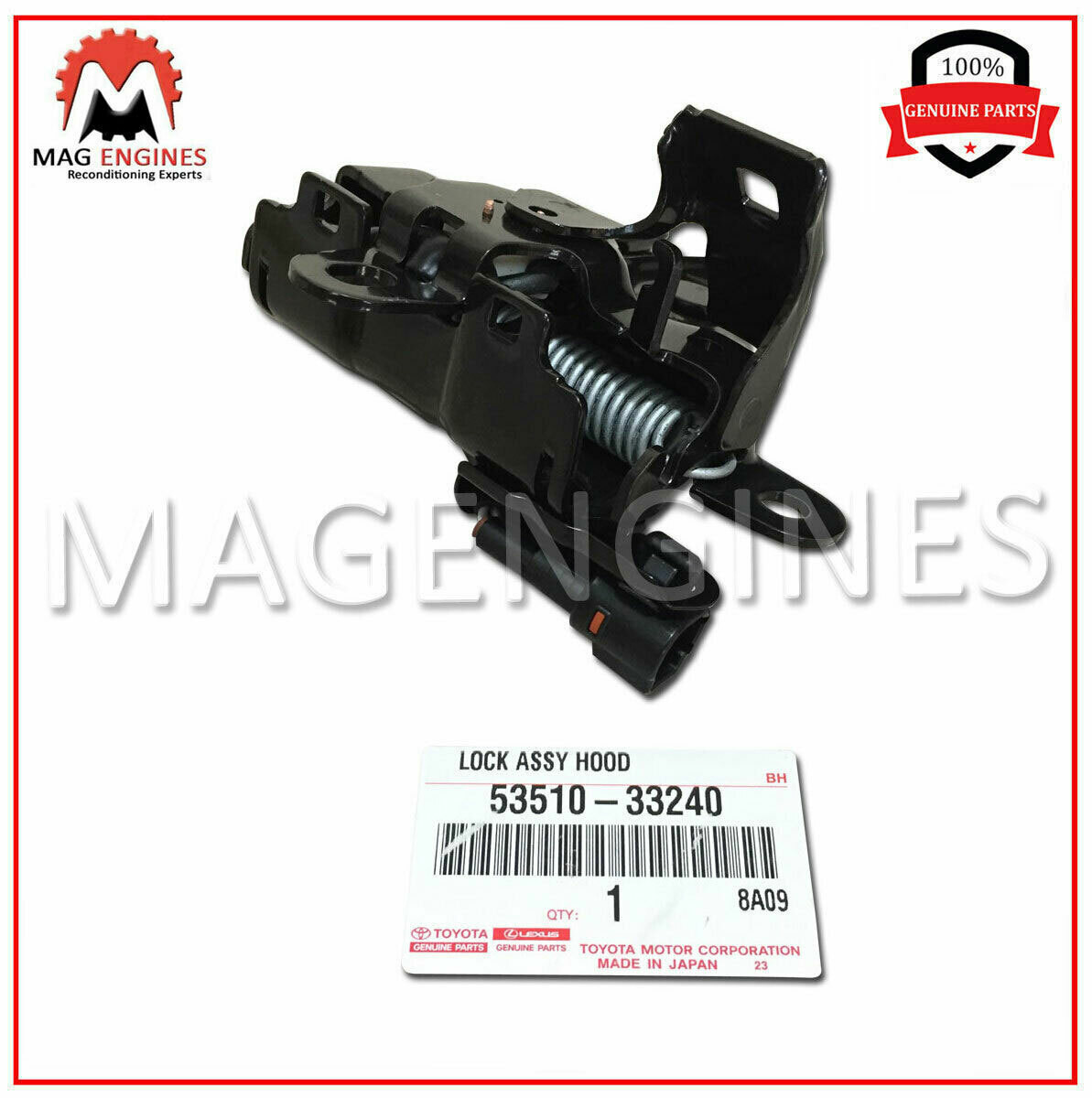 53510-33240 GENUINE OEM FRONT HOOD LATCH LOCK BRACKET 5351033240 | eBay