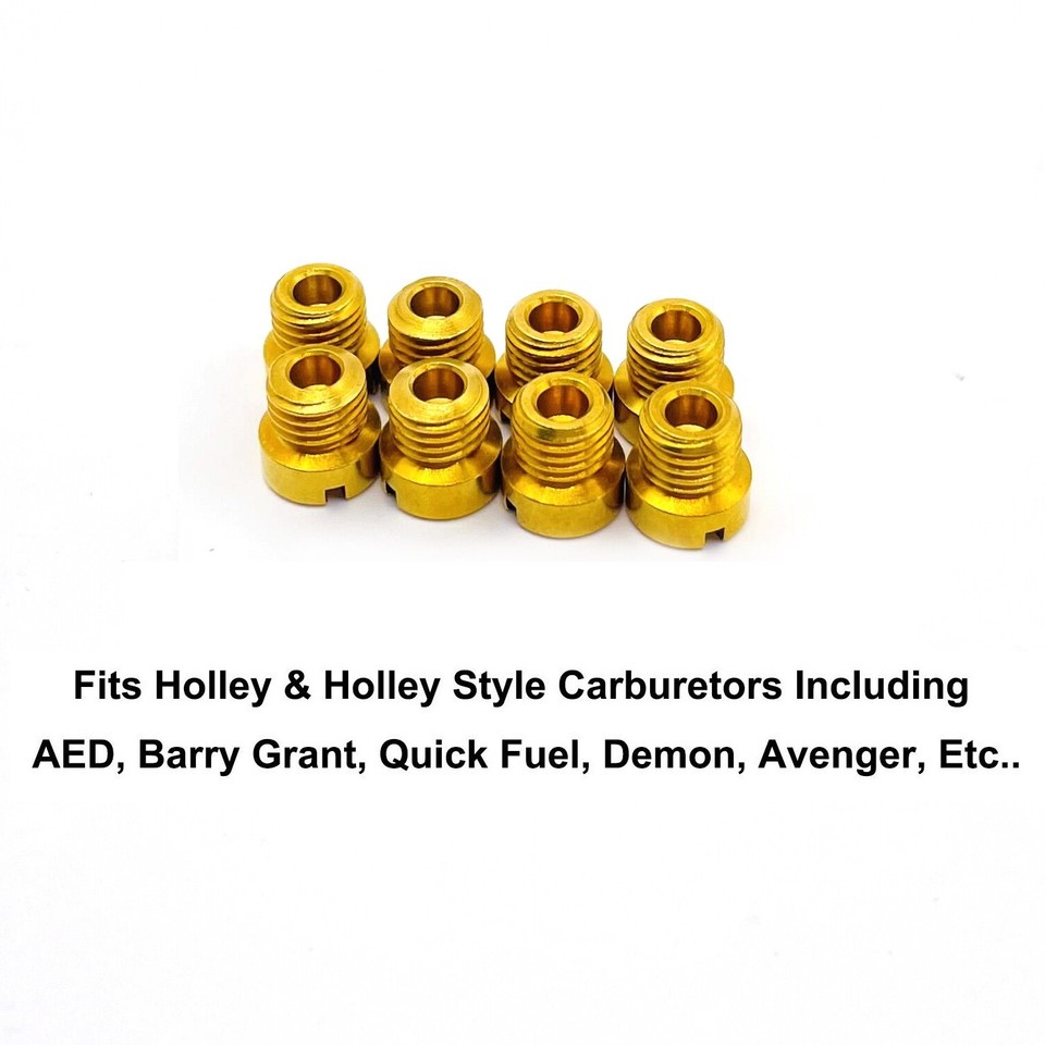 Holley Carburetor Carb MAIN JETS KIT 40-110 1/4-32 CHOOSE ANY SIZE 8 ...