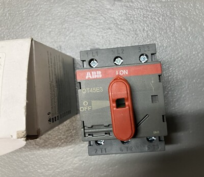 NIB ABB 1SCA105332R1001 DISCONNECT SWITCH OT63F3, 63 AMP 3 POLE 690 VAC ...