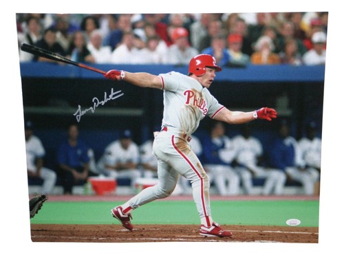 Lenny Dykstra Autographed 16x20 Photo Philadelphia Phillies JSA | eBay