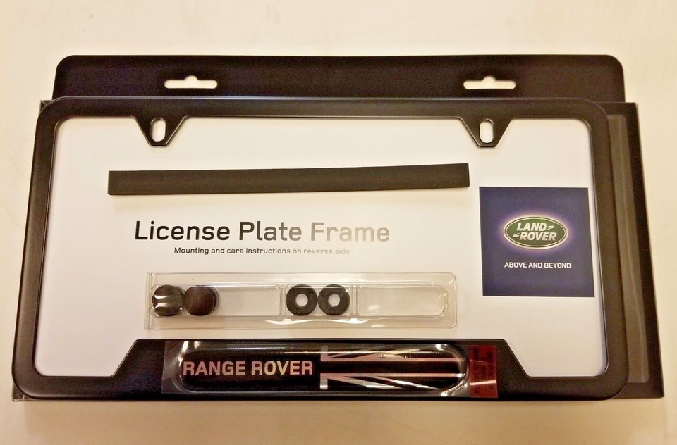RANGE ROVER UNION JACK LICENSE LICENSE PLATE FRAME - LRN61610 | eBay