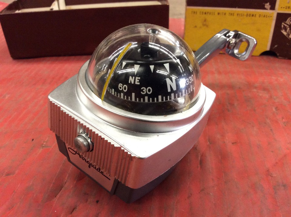 NOS Airguide Nomad Model 79 Deluxe Auto Compass New In Bod 50's 60's ...