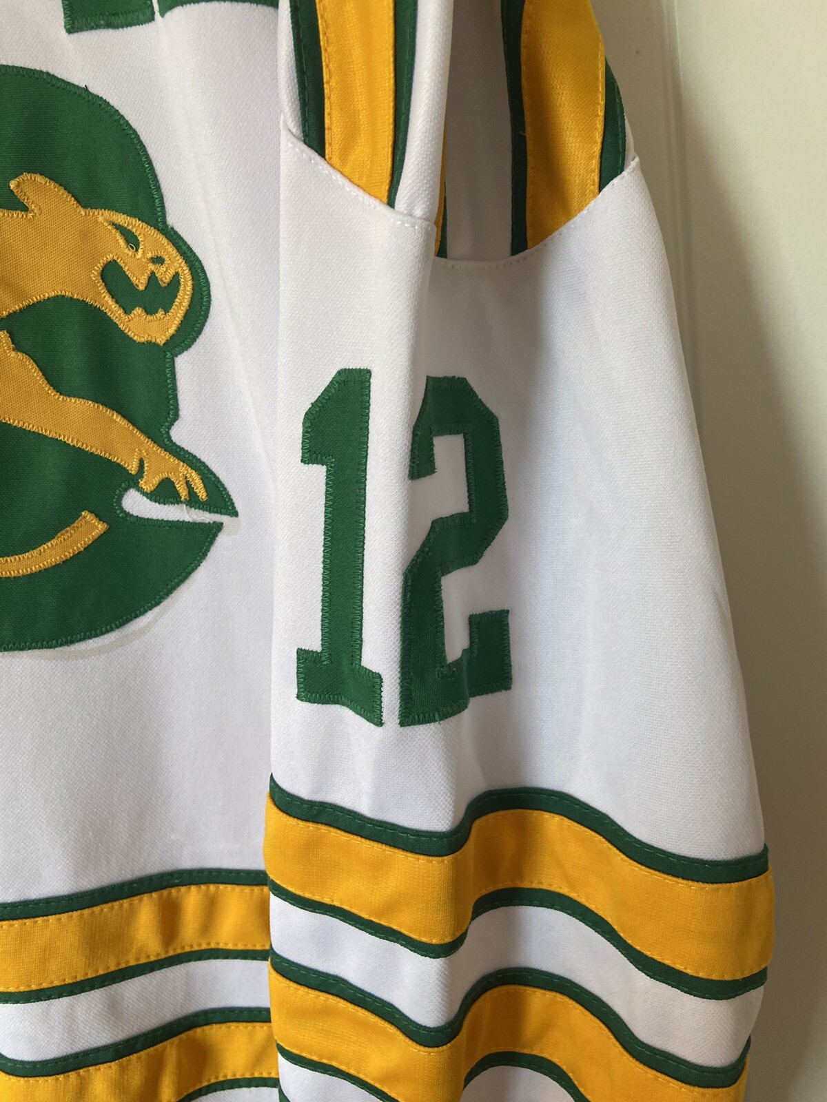 CUSTOM RETRO 1970’s WHA #12 PAT STAPLETON CHICAGO COUGARS WHA JERSEY ...
