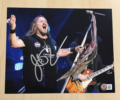 JOHNNY VAN ZANT HAND SIGNED 8x10 PHOTO AUTOGRAPHED LYNYRD SKYNYRD ...