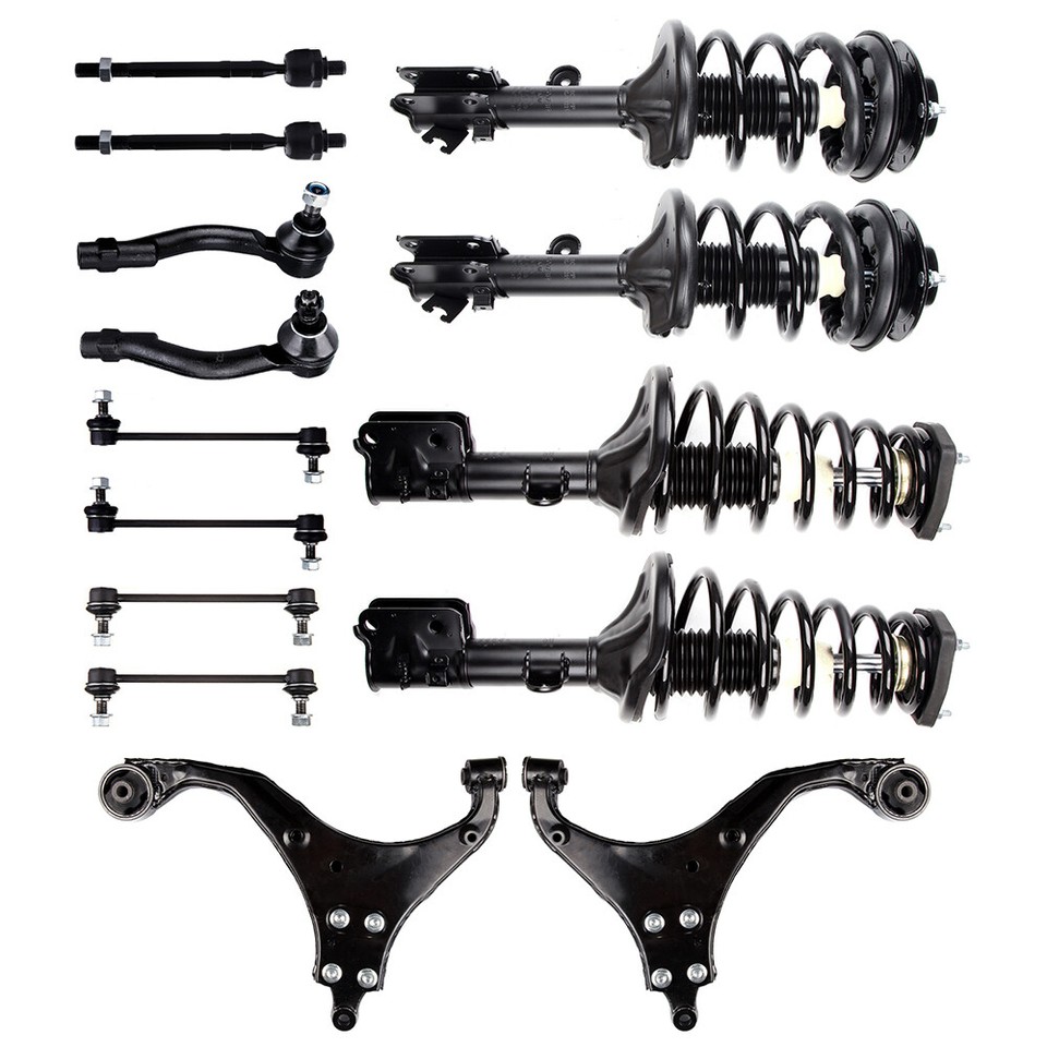 Front & Rear Struts & Control Arms & Sway Bars Kit Fits 2005-2009 ...