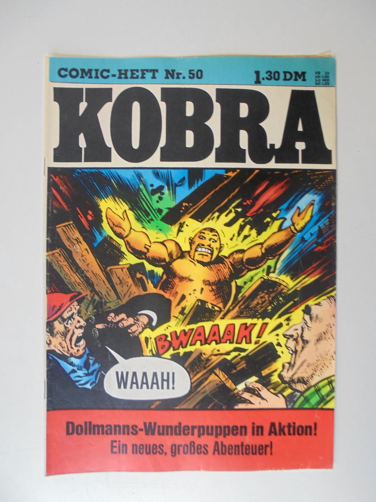 Kobra Comic Heft Nr.50 eingetütet & geboardet Kauka Verlag Z.2 | eBay.de