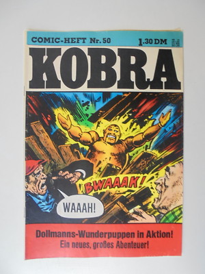 Kobra Comic Heft Nr.50 eingetütet & geboardet Kauka Verlag Z.2 | eBay.de
