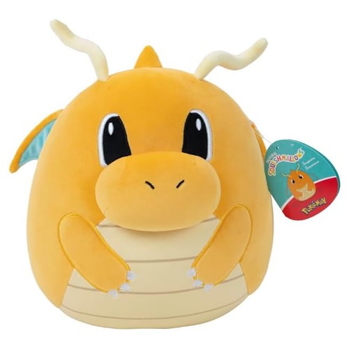 Pokemon Squishmallows Plush Soft Cute Toy 25cm / 10" Dragonite Squishy ...