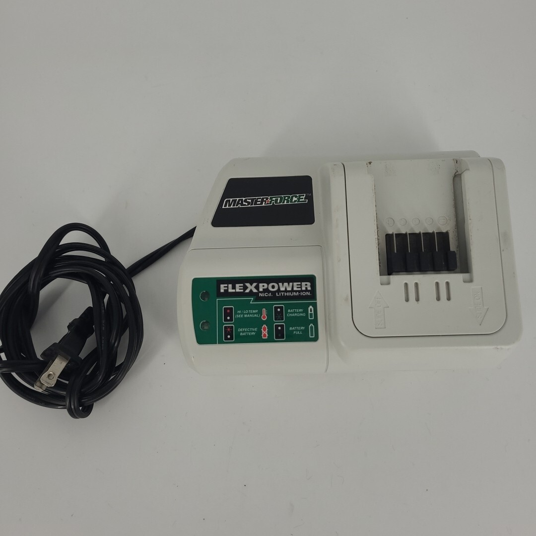 MASTERFORCE FLEXPOWER 252-8036 18V LITHIUM-ION NiCd BATTERY CHARGER | eBay
