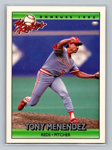 1992 Donruss The Rookies Tony Menendez #77 Baseball Cincinnati Reds ...