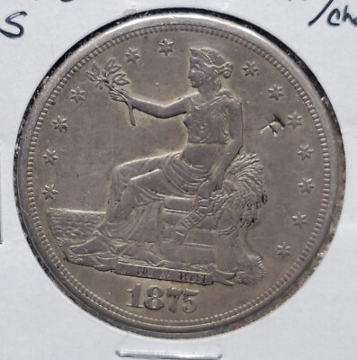 1875 S Trade Dollar - Chop Mark | eBay