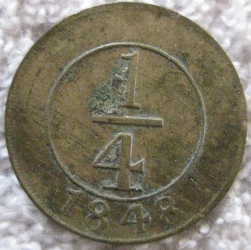 Dominican Republic 1/4 Real 1844 VF #34 | eBay