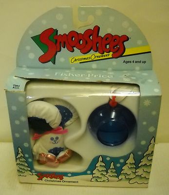 #3991 NRFB Vintage Fisher Price Smooshees Smoosh Mouse Christmas ...