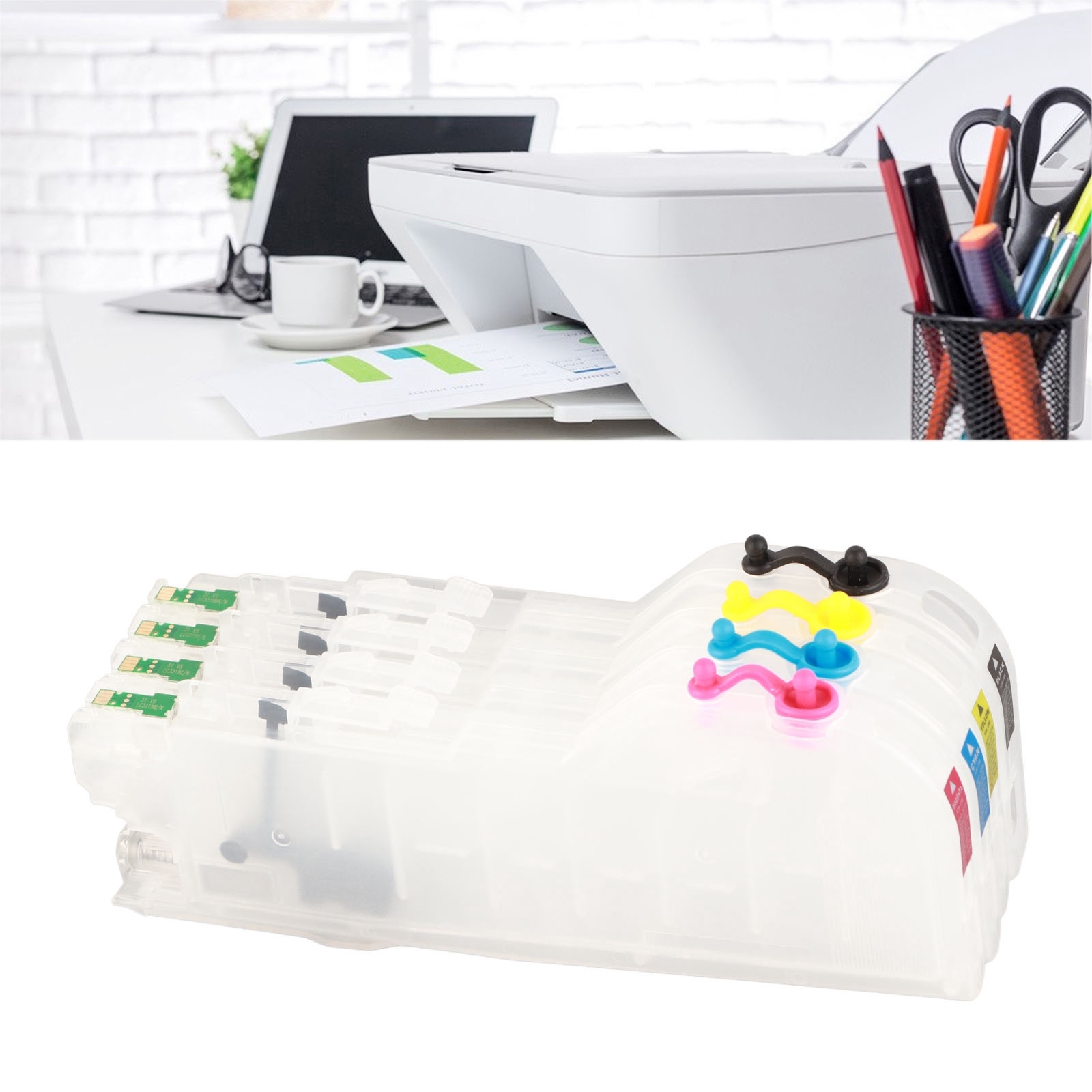 4Pcs Disposable Ink Cartridge Empty Refillable Cartridge For Printer ...