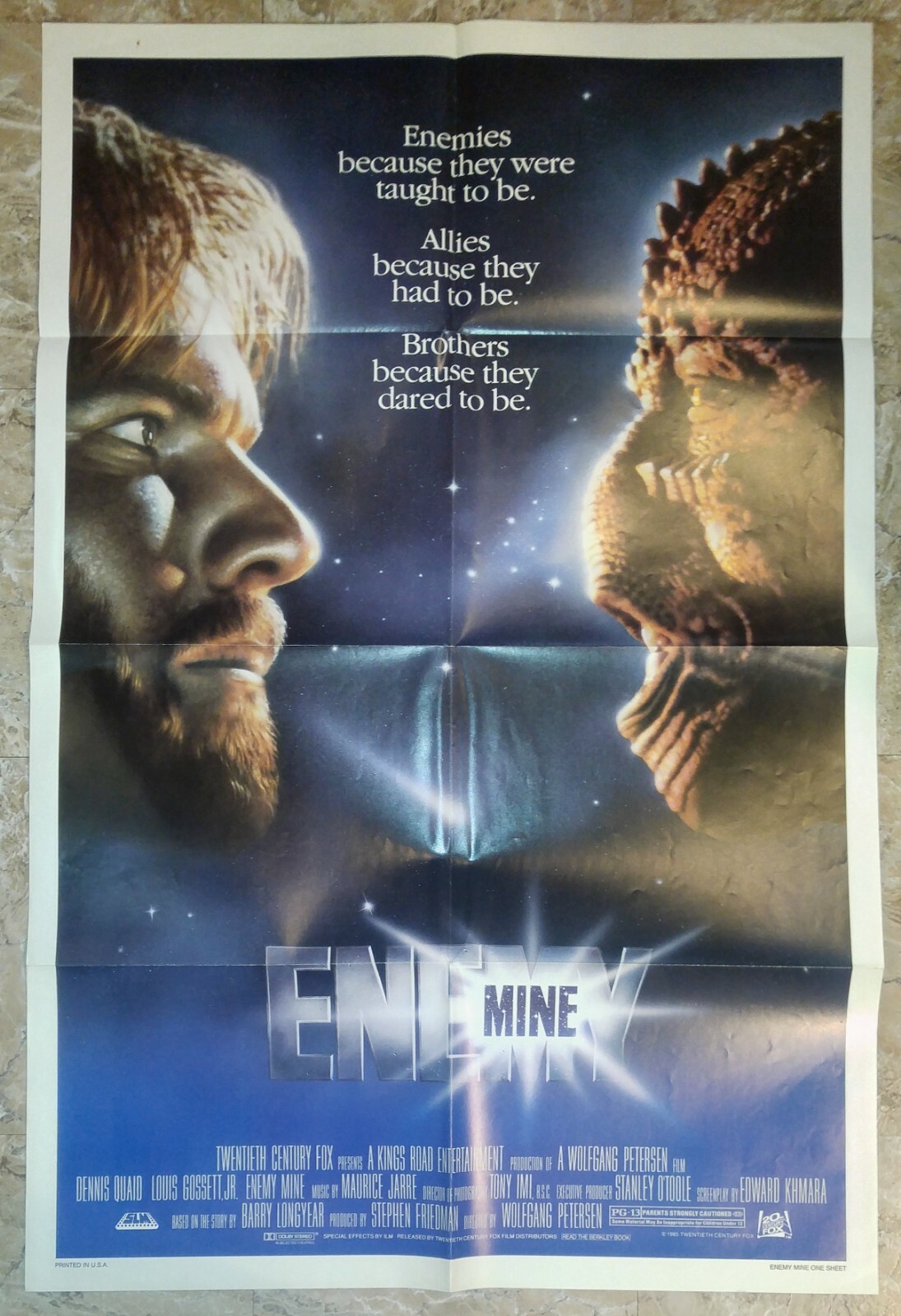Enemy Mine Movie Poster
