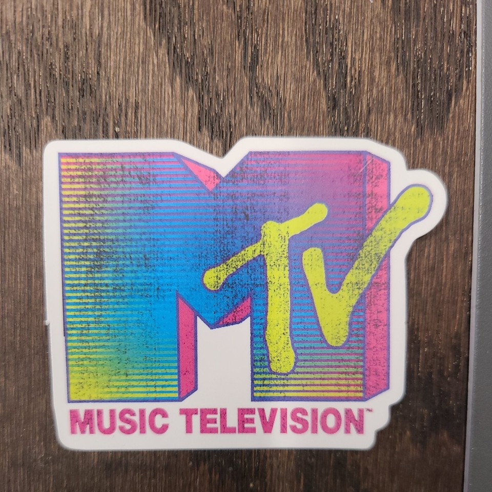 Cool Mtv Logo Sticker For Skateboard Bottle Guitar Phone Ect Mat34 | eBay