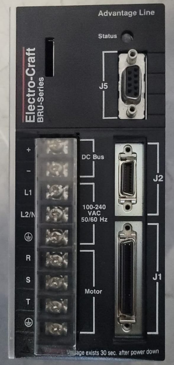 Electro-craft Bru-series Servo model 48324601/005 part no 9101-1777 VER ...